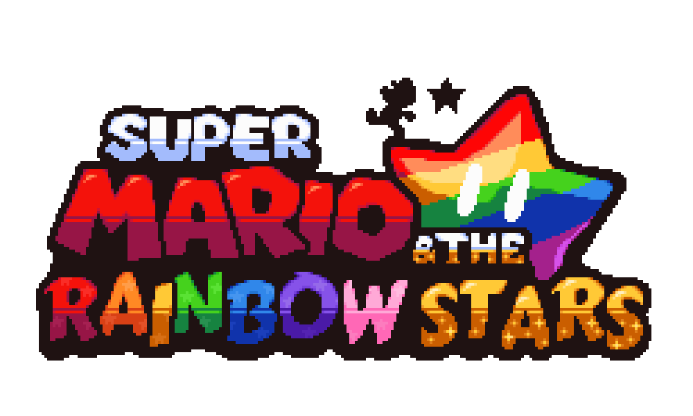 Pixel Mario Star
