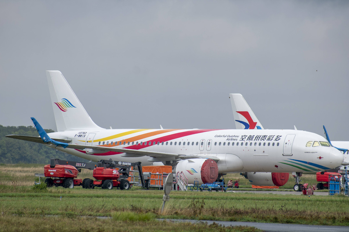 Colorful Guizhou Airlines A320 N — Postimages
