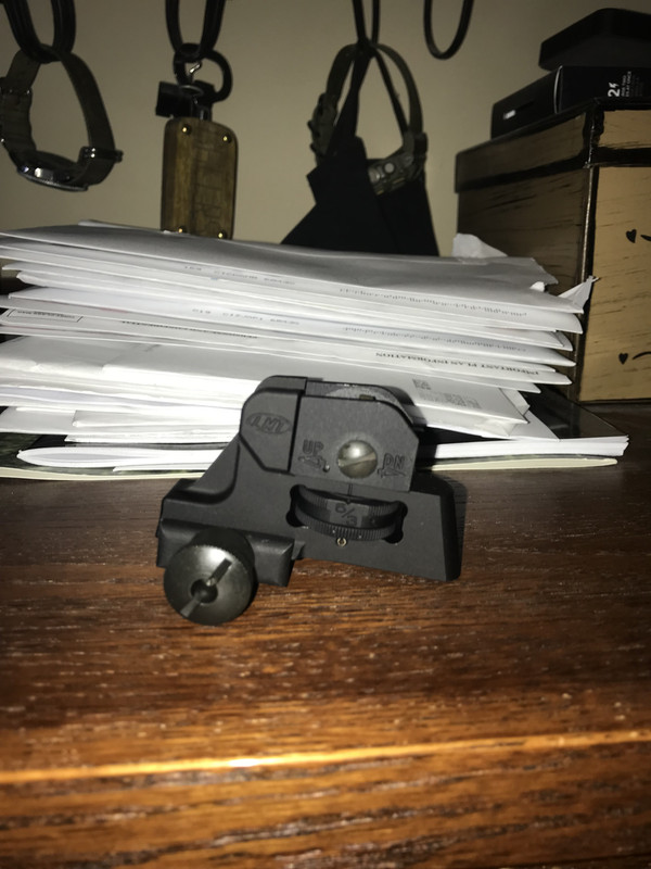 Mk 18 Clone builders: LMT L8A rear adjustable sight - AR15.COM