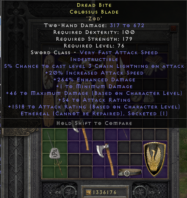 Eth Colossus Blade Fools Ft - Topic - d2jsp