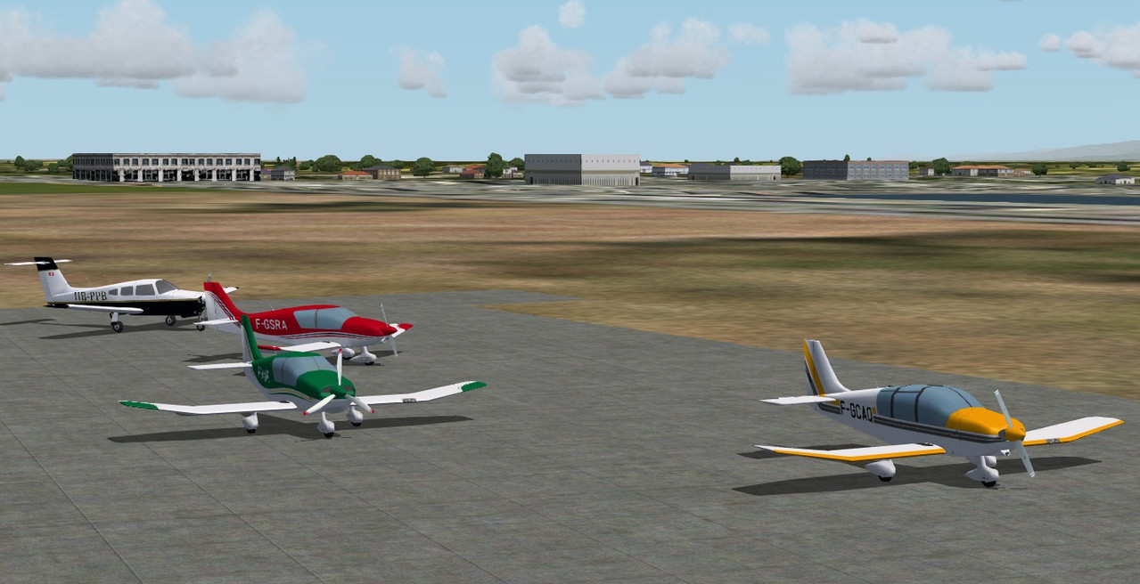 AI traffic in Alsace region - FS9 - AI-Verkehr - FS2004-Team