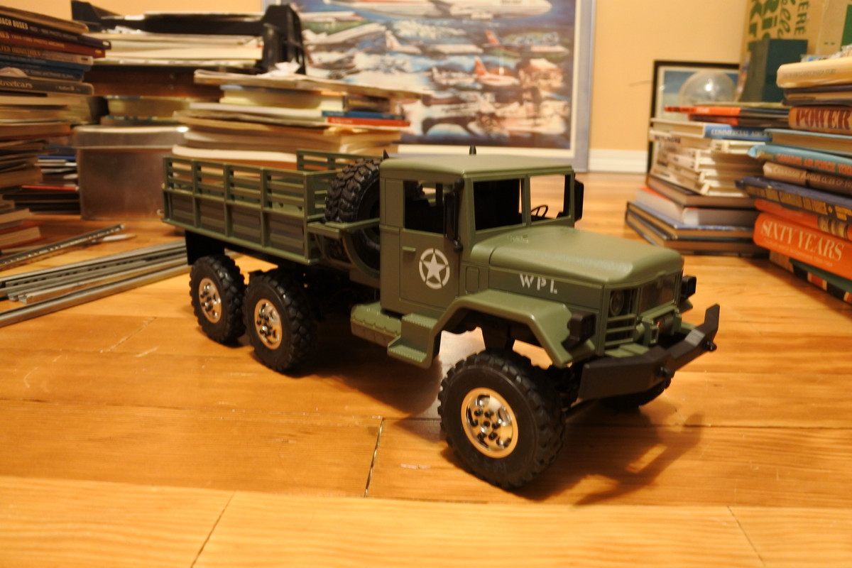 1/16 WPL B-16 r/c to CDN army MLVW conversion - Work in Progress ...