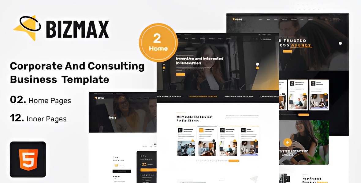 Bizmax - Corporate And Consulting Business Template HTML – Bliter GPL