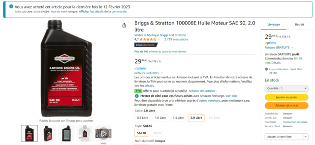 Le Forum de la Motoculture > Quelle huile choisir