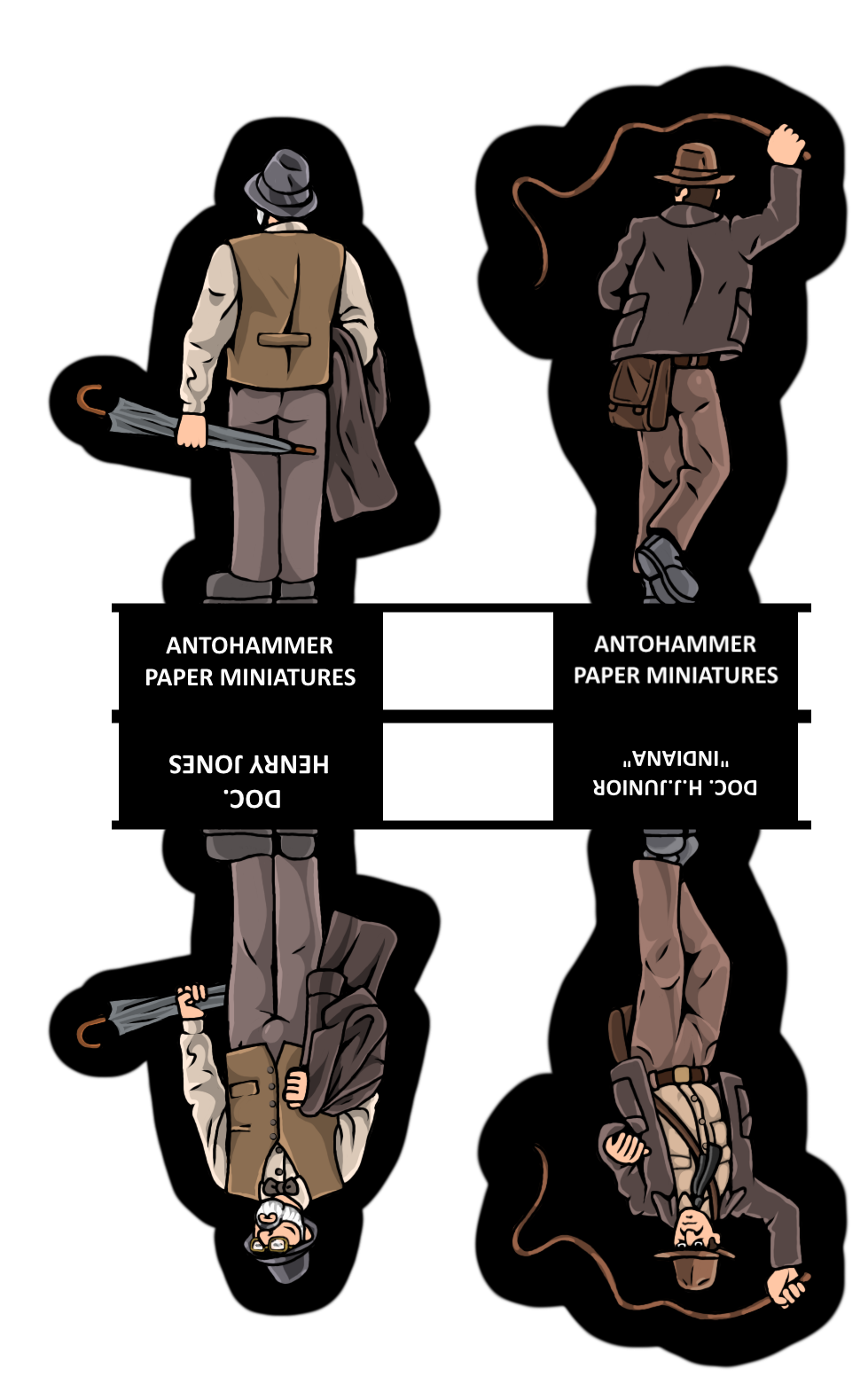 PAPER MINIATURES INDIANA JONES FAN ART — Postimages