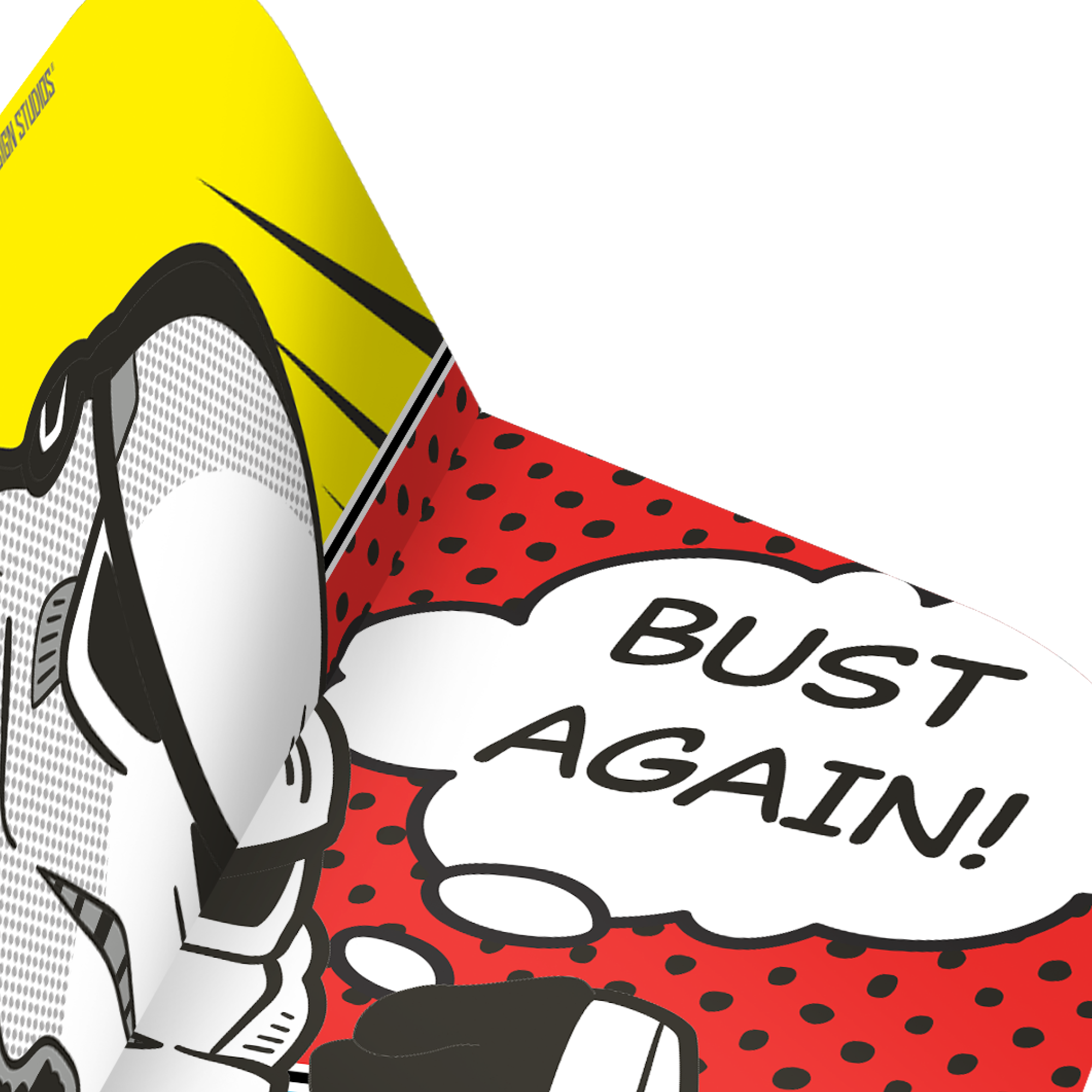 F4157 Original Storm Trooper Dart Flights 100 Micron No2 Std Storm Trooper Bust Again an ...