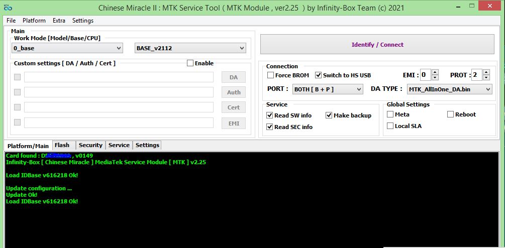 Infinity Chinese Miracle-2 MTK/MediaTek v2.25 - MT68xx line, new models ...