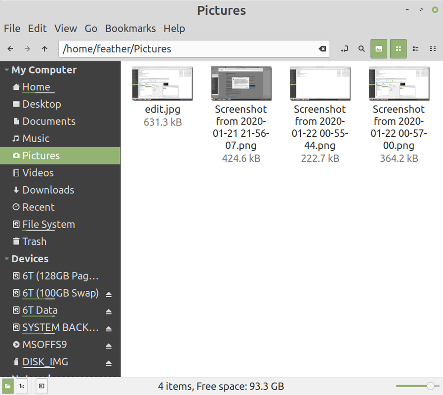 "File Selection" Dialog Window Won't Display Thumbnails · Issue #9130 · linuxmint/cinnamon · GitHub
