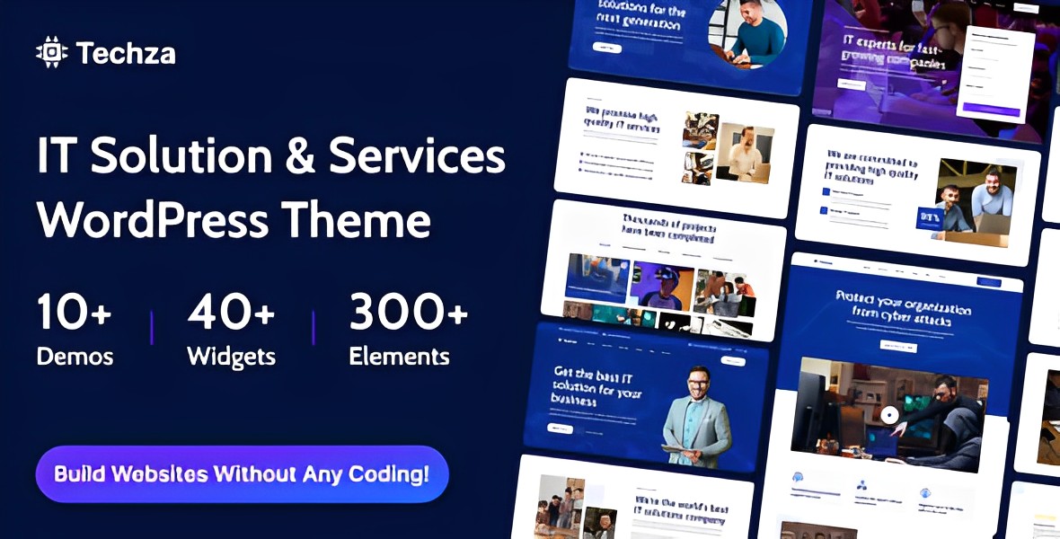 Techza - IT Solutions & Technology WordPress Theme – Bliter GPL