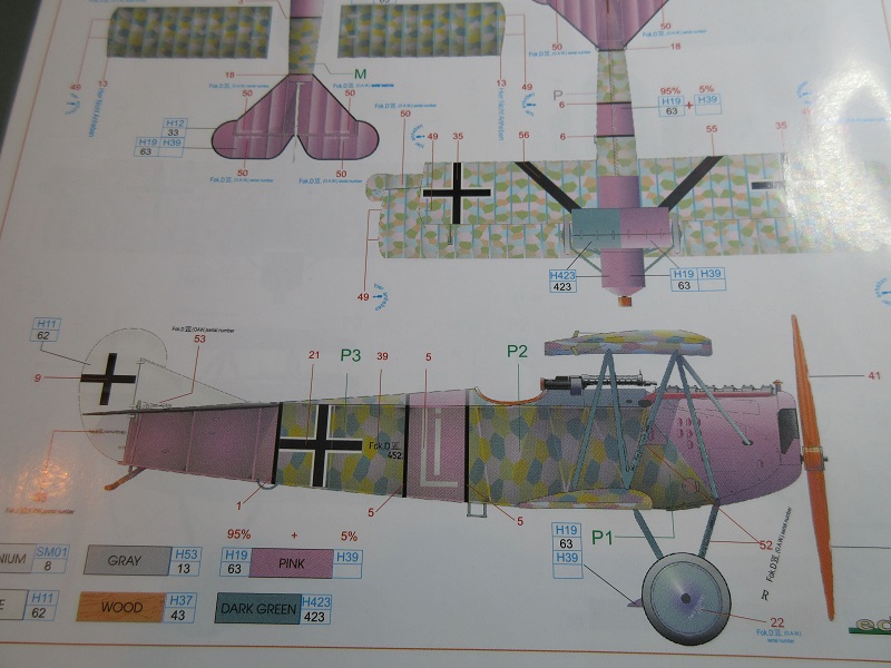 Fokker D.VII (OAW), Rudolf Stark, Jasta 35b. Eduard 1/48 (finished)