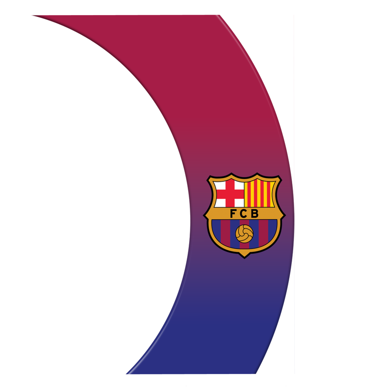 SU250 FC Barcelona Official Licensed Dartboard Surround S2 Shaded Crest ...
