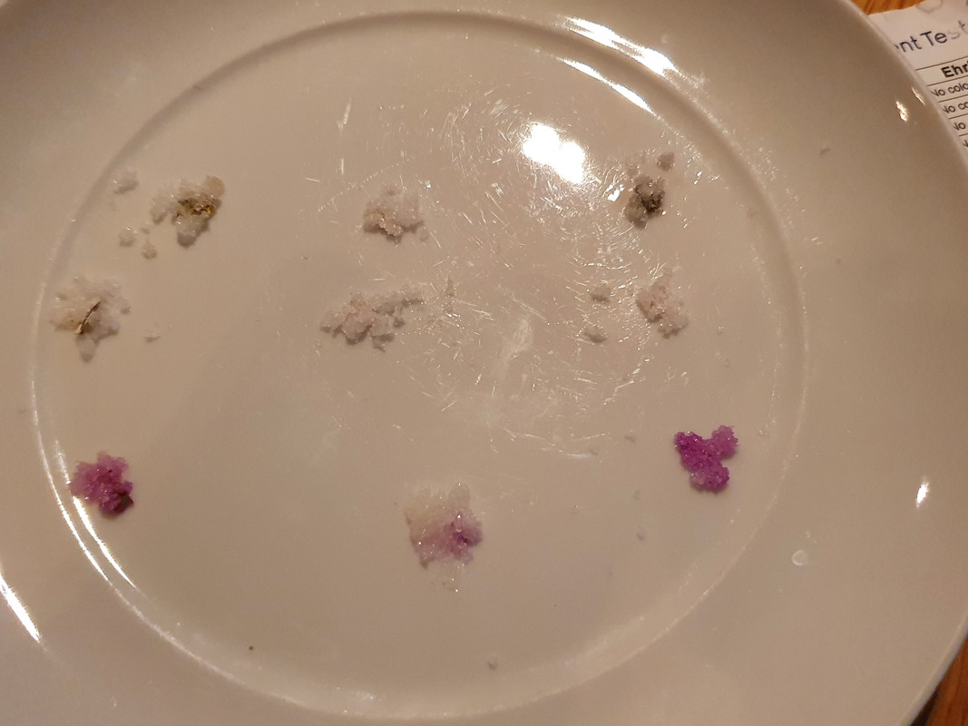 Ehrlich, Froehde and Marquis test results : r/ReagentTesting