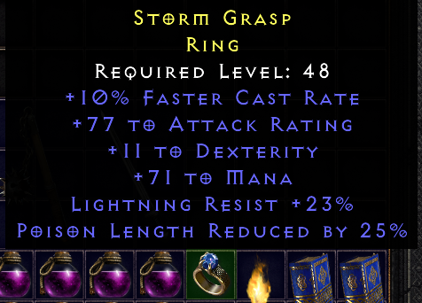 Ft: Cute Bvc Ring @ Ar + Dex + Mana +lr + Psn - Topic - d2jsp