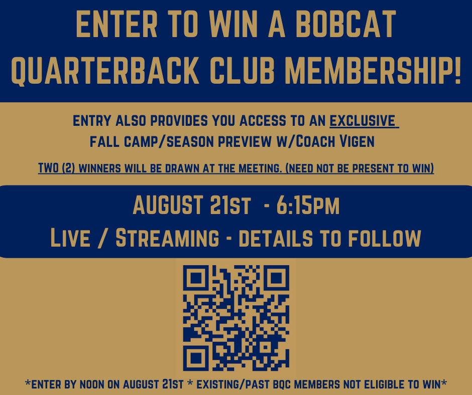 Bobcat Quarterback Club - Membership Drawing - The Bobcat Nation