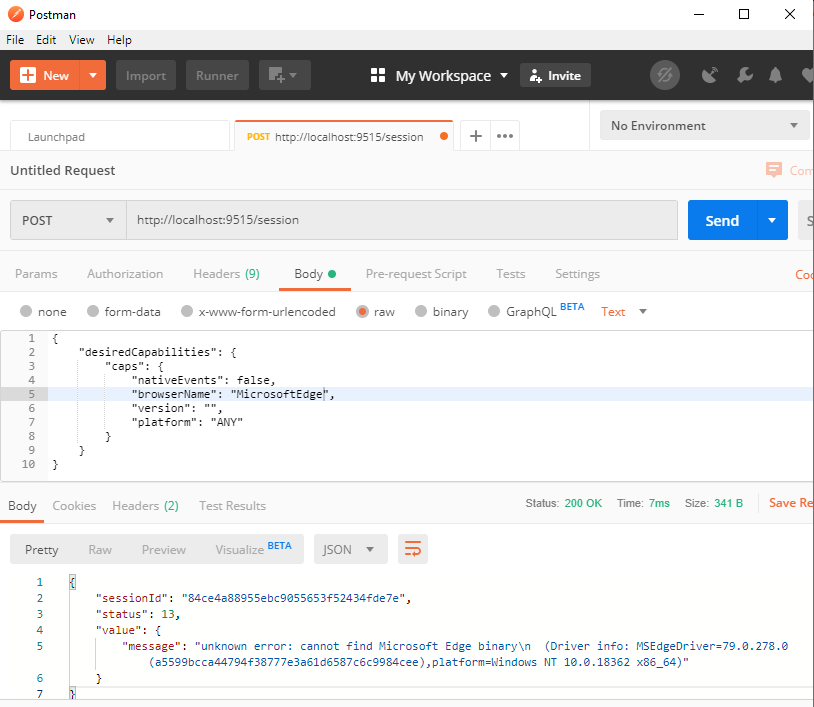 Selenium How To Use Edge Chromium Webdriver Unknown Error Cannot Find Msedge Binary Stack