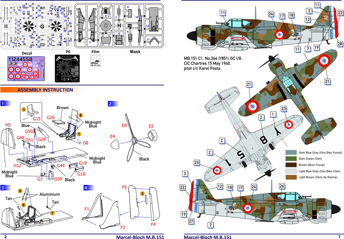 1/48 - Bloch MB.151/152/155 by Dora Wings - released - SBS upgrade set - Page 2 - The ...