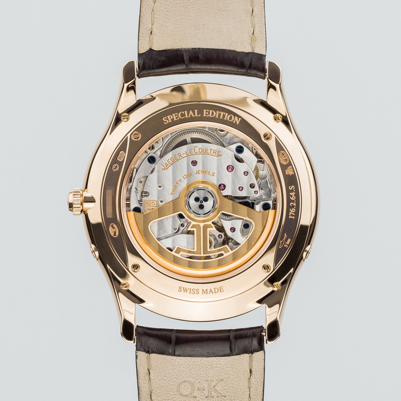 Jaeger Le Coultre Master Ultra Thin Moonphase Pink Gold ref 136255 J ...