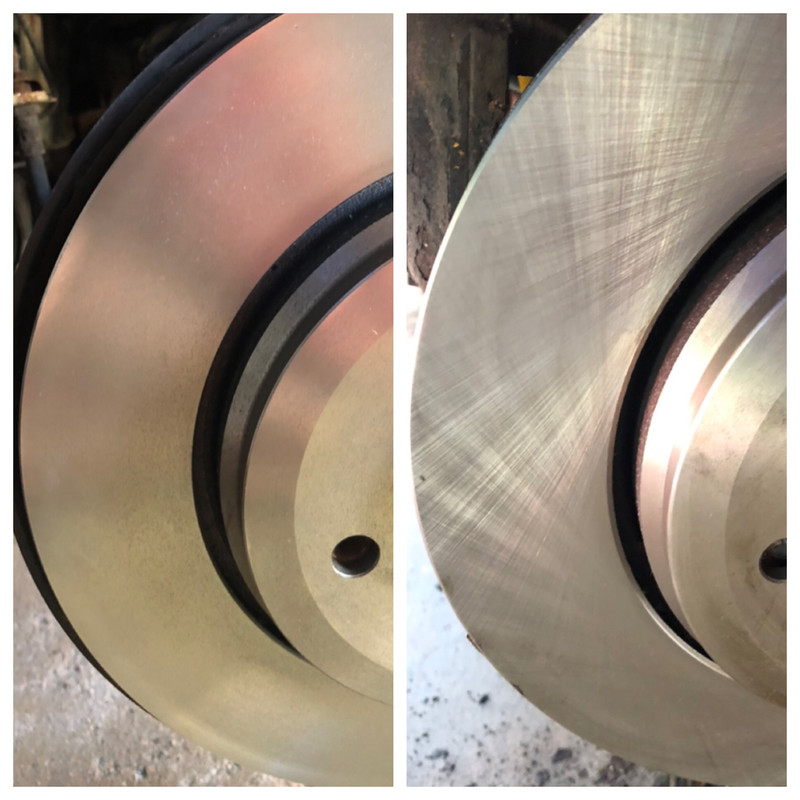 Rotor finishing difference??? New rotors look different... | E46 ...