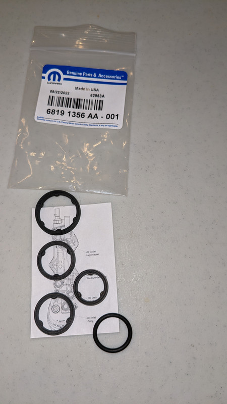 Leaking oil after Dorman Upgraded Aluminum Engine Oil Filter Housing ...