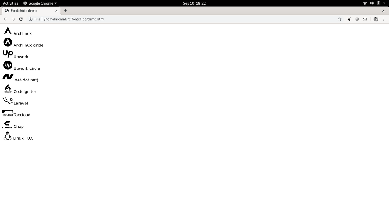 GitHub - aromn/fontchido: This is a very simple project of a custom ...