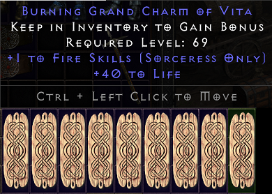 9x Matching Fire Gc's +40 Life - Topic - d2jsp