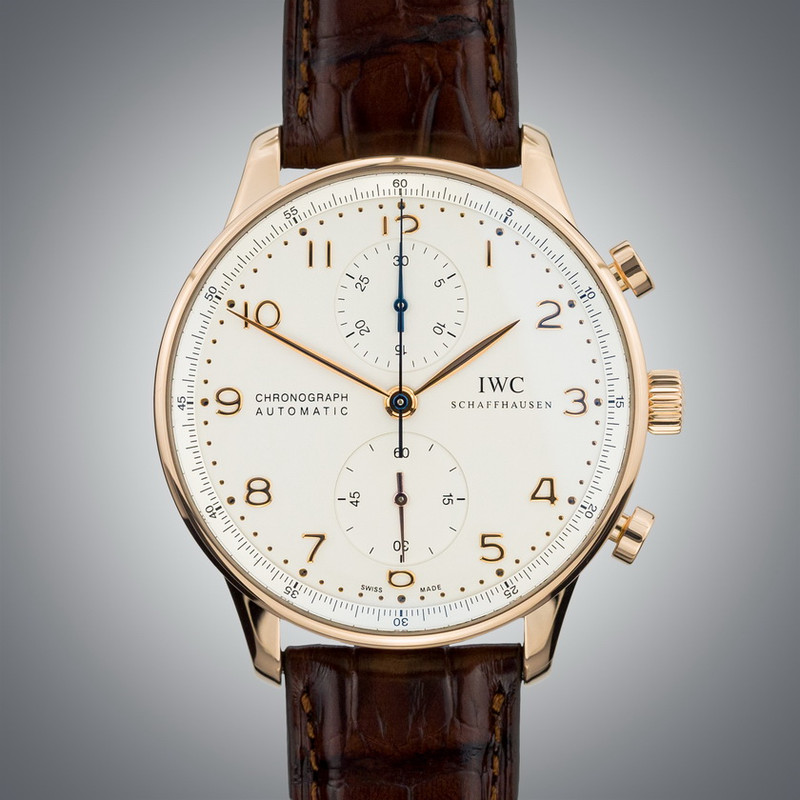 IWC Portuguese Chronograph Rose Gold ref IW371480 — Postimages