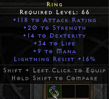 Melee Ring = 6k Fg - Topic - d2jsp