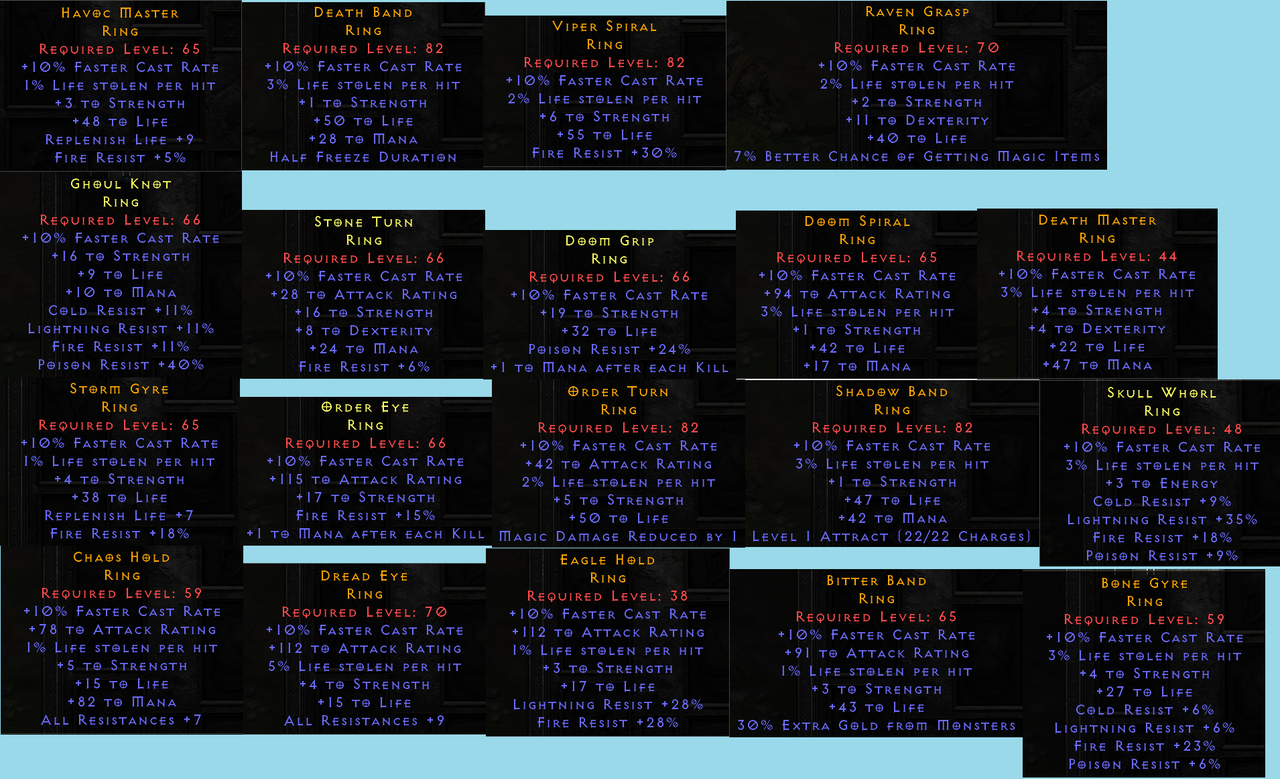 =- Nice Fcr Rings Ft -= - Topic - d2jsp