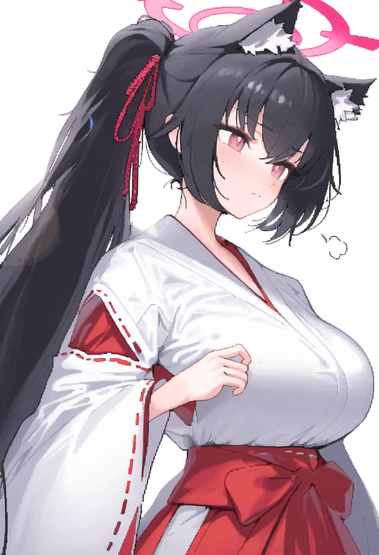 1girl, serika, blue archive, mikozin, NDGD, ohlia, {kobayashi ritz ...