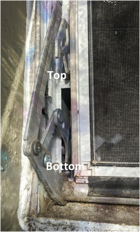 Window operator worn screws | DIY Home Improvement Forum