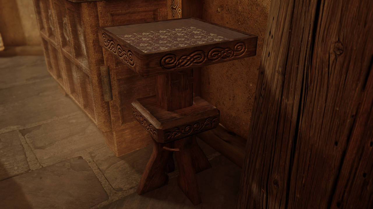 HFs - Noble End Tables - Remodel at Skyrim Special Edition Nexus - Mods ...