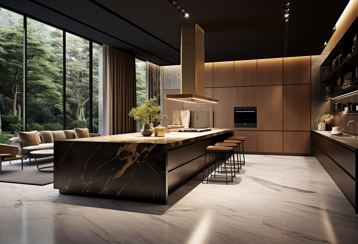 meteor Kitchen is decorated with marble walls in the style of s fcae9e2a ce2e 4e0e 9d5e ...