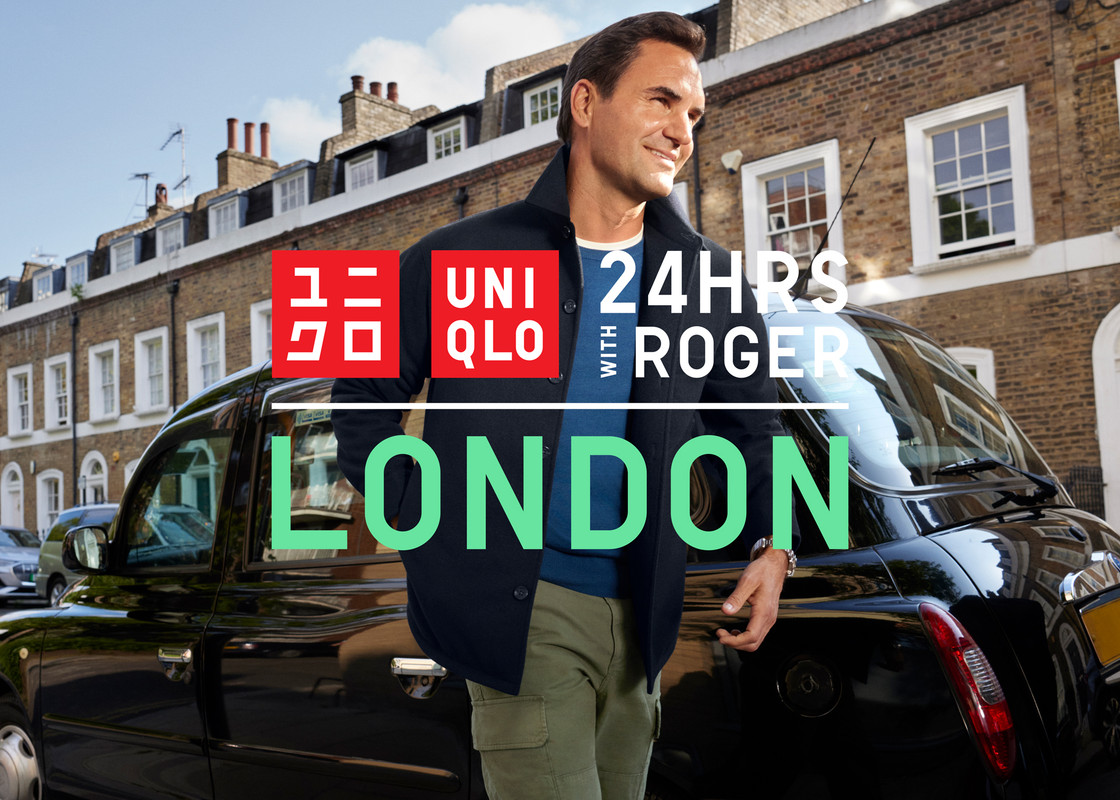 Uniqlo, 24 ore tra le vie di Londra con Roger Federer - Wondernet Magazine