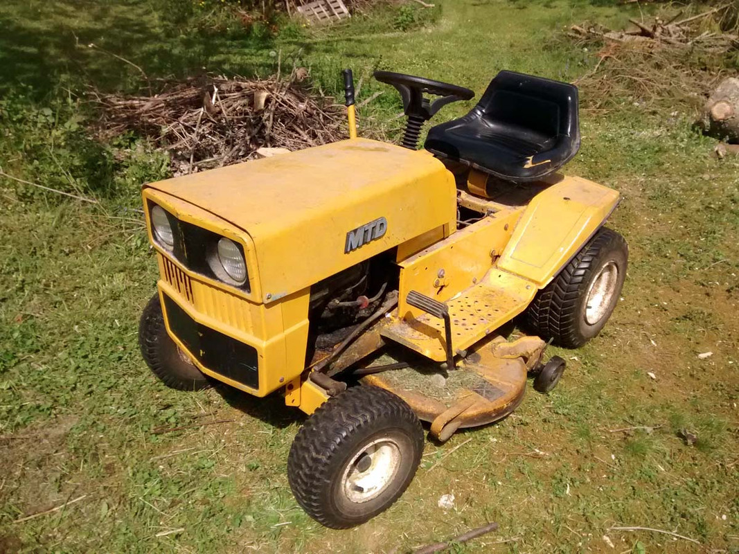 La vie trépidante de mon antique autoportée MTD