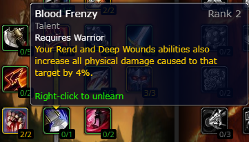 Arms PvE Changes - Turtle WoW