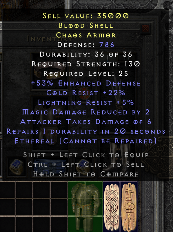 Good Lld Armor Or Charsi? - Topic - d2jsp