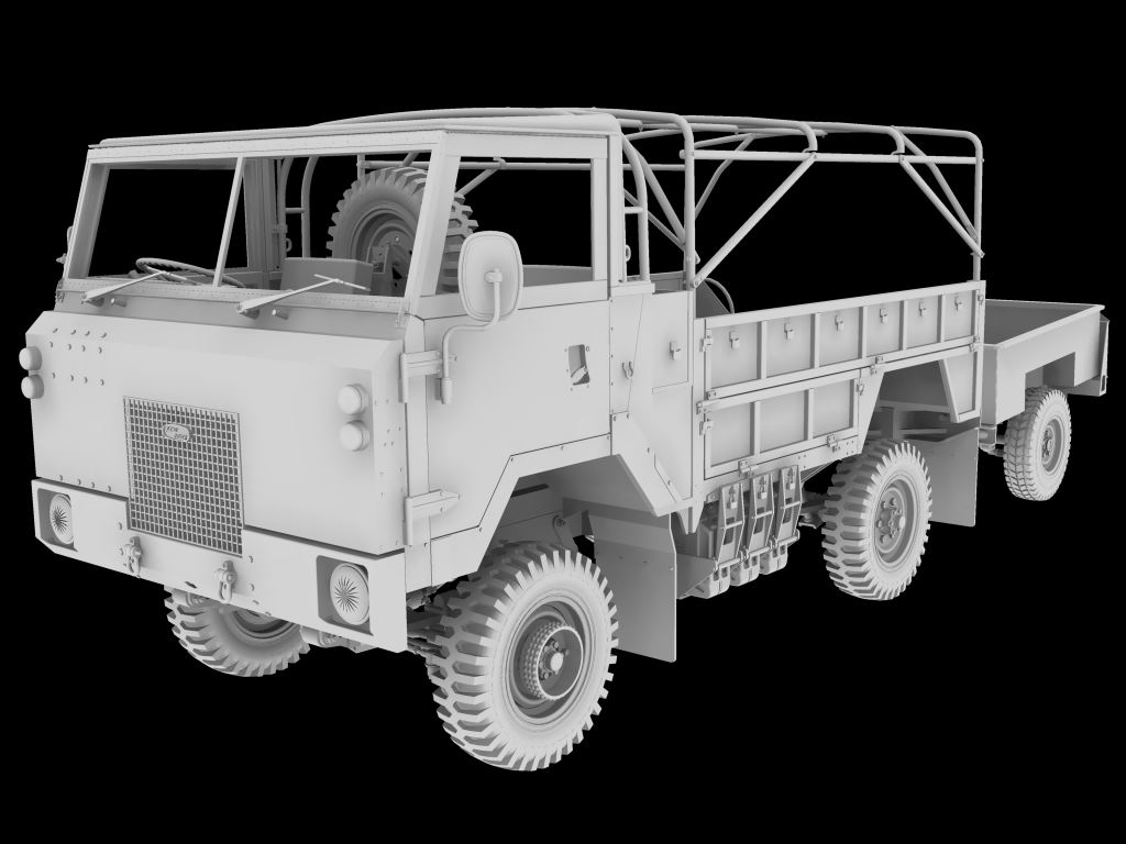 35th Scale Land Rovers Models Design for 3D Printing. - Work in ...
