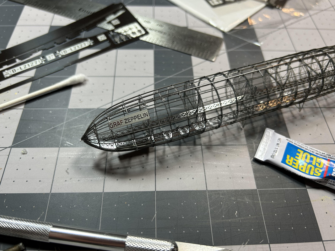 Finished Photos of 1/1000 Scale Metal Skeleton Graf Zeppelin (LZ127 ...
