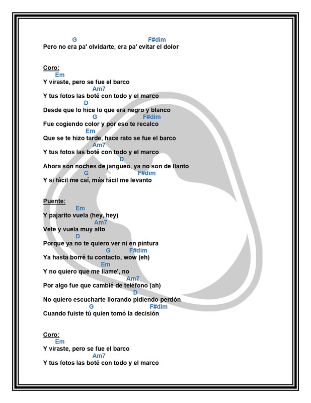 El Barco Karol G Letra y Acordes by MUSICTUTORIALS page 0002 — Postimages