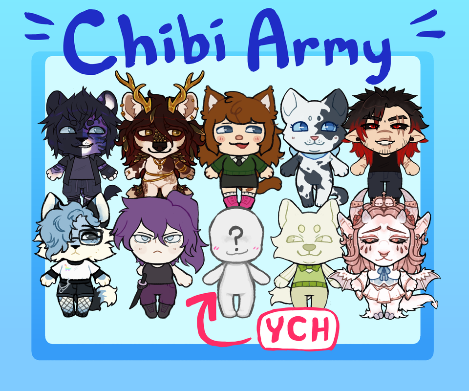 CHEAP chibi YCH!! :|: Lioden