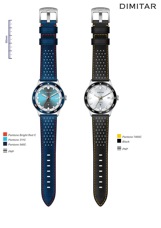 Racer White and Turquoise Leather Straps — Postimages