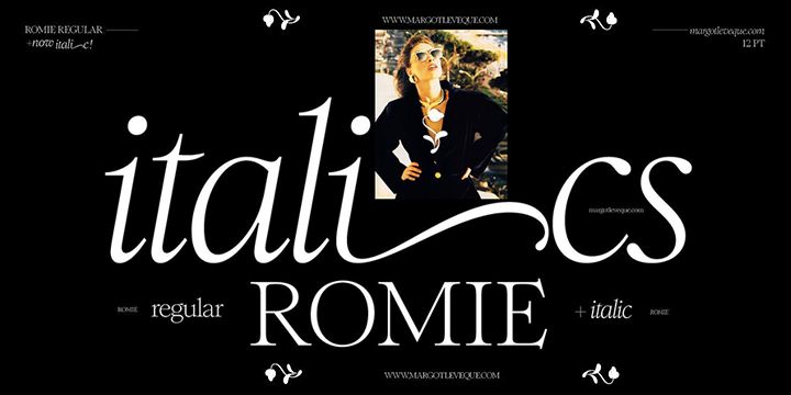 Romie (new version with italics) - Margot Leveque - Typography Requests - Design | Forum