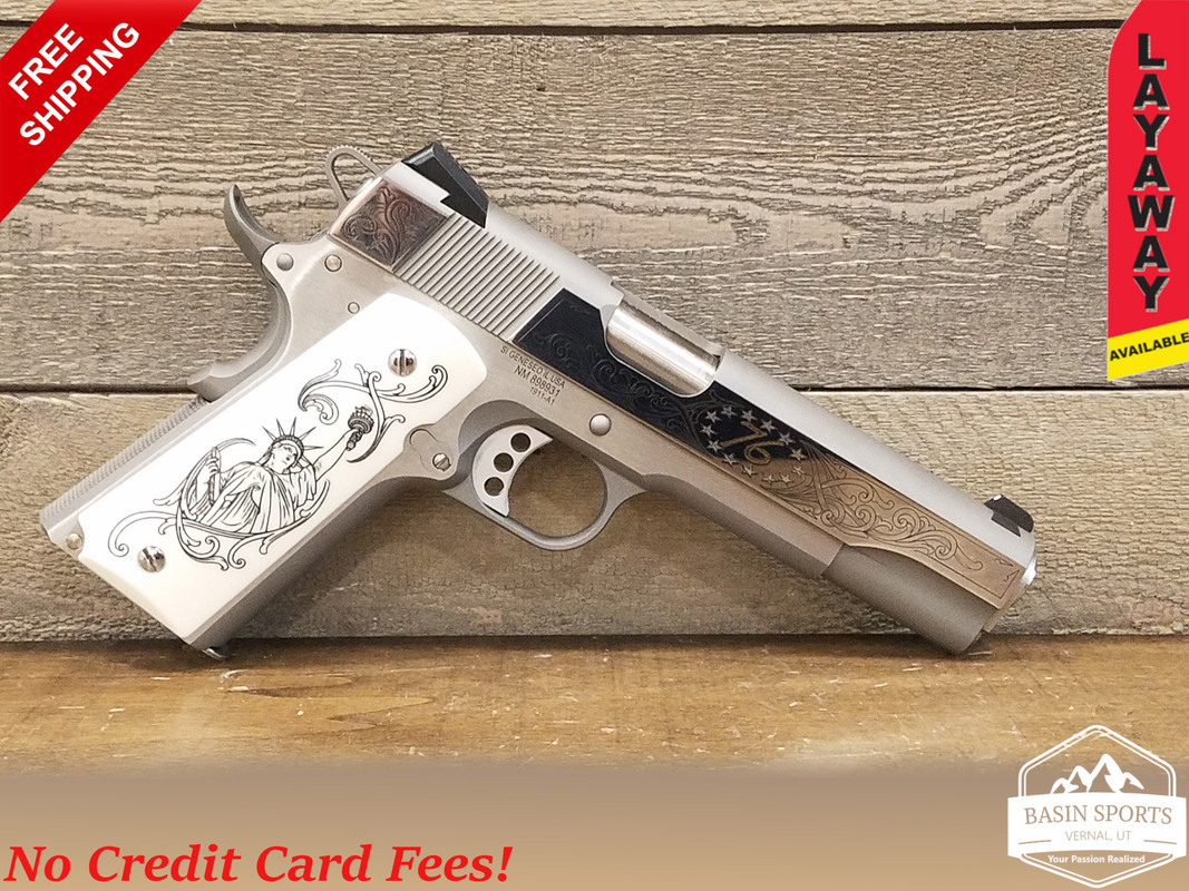Springfiled Garrison Patriot 1911 45ACP Stainless PX9420-PAT Garrison ...