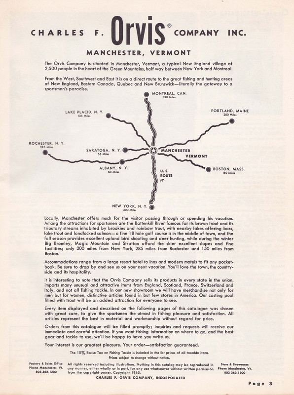 Catalog 1965 Annual page 3 ( Orvis Company) — Postimages