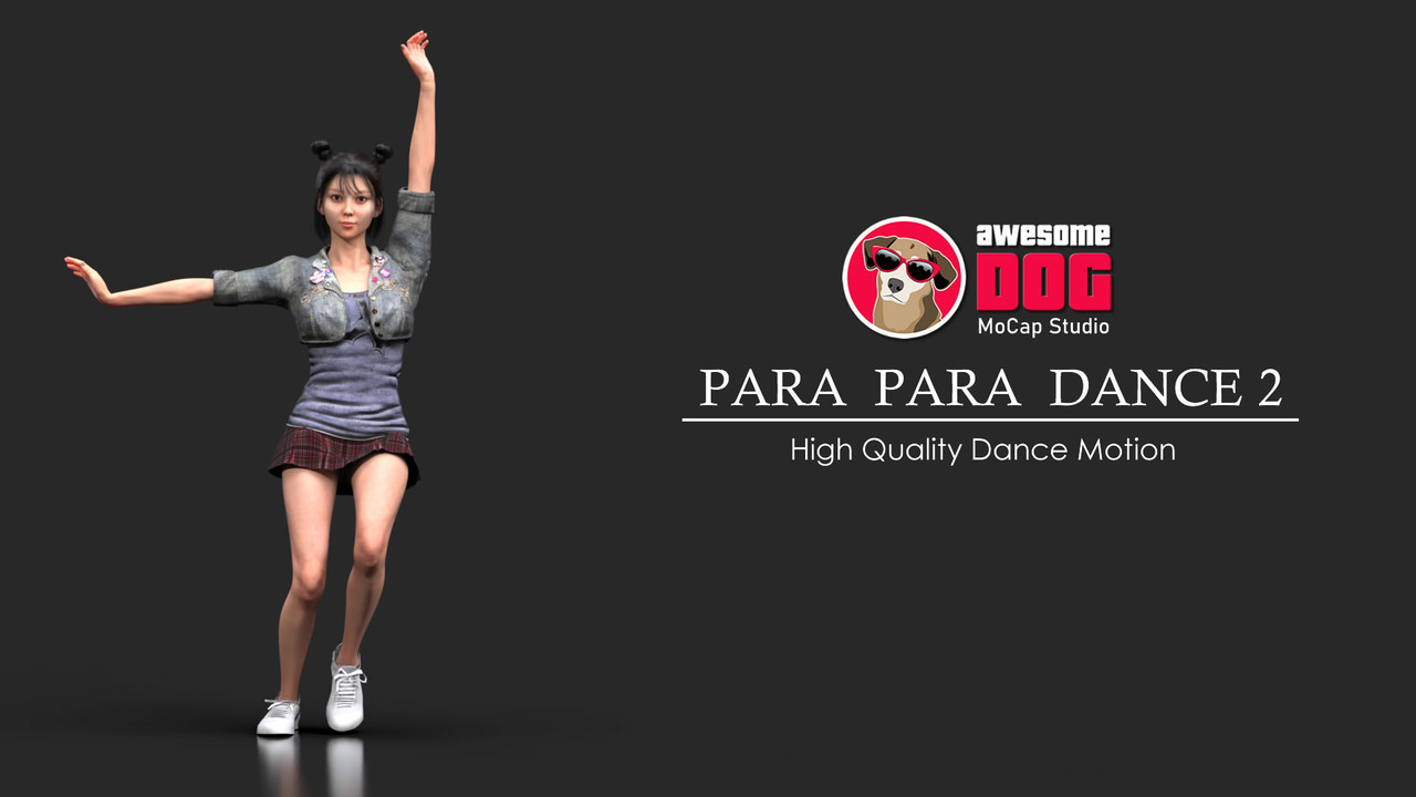 [ Reallusion Motion ] Para Para Dance (bundle 4+5+6) 2026 - Free Daz 3D Models