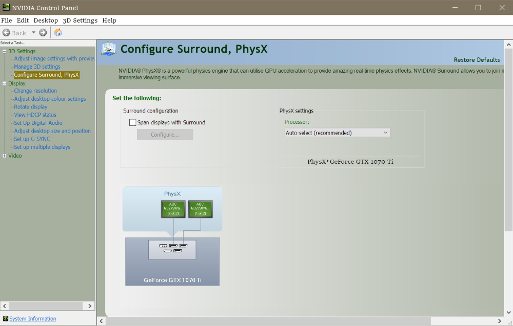 NVIDIA surround disappear - System Hardware: PC | MOBO | RAM | CPU ...