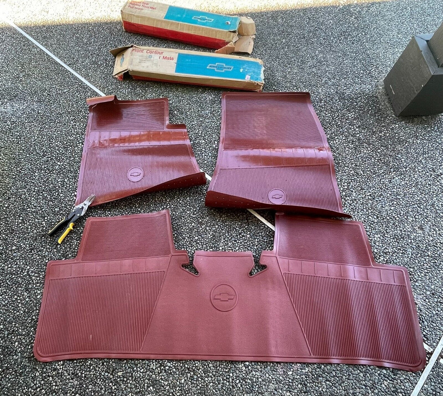 non-slide floor mats... - Chevy Message Forum - Restoration and Repair Help