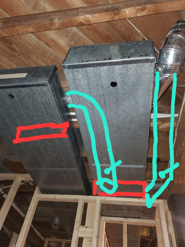 Adding dampered takeoff to end of plenum : r/hvacadvice