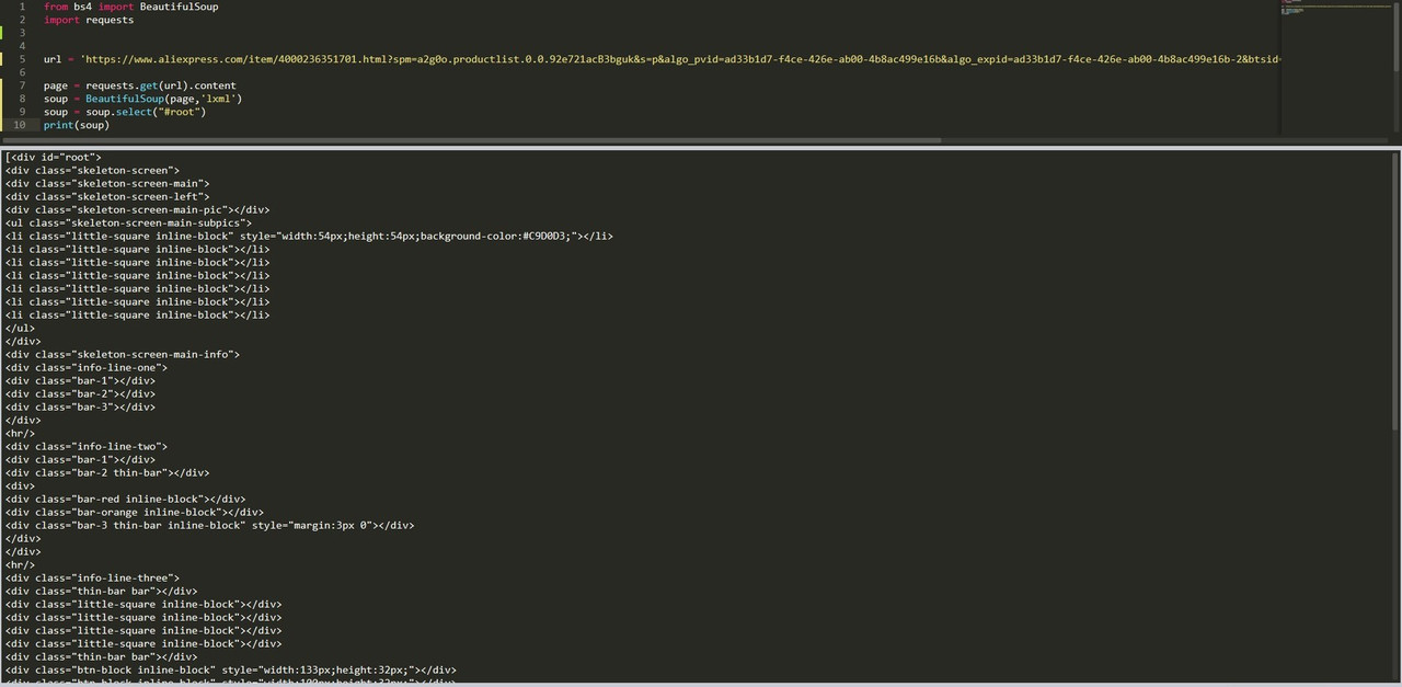 Tried web scraping : r/learnpython