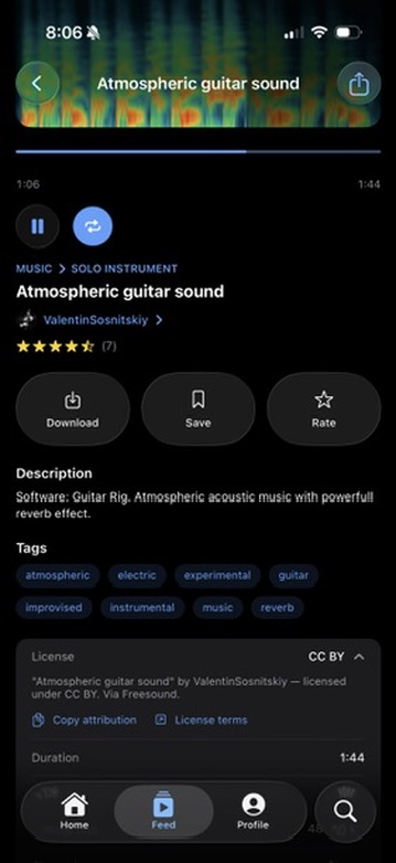 Freesound - Forums - Freesound Project - Preamp: Freesound Browser for ...